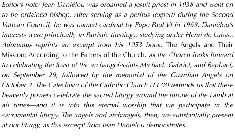 The Angels at Mass - Adoremus