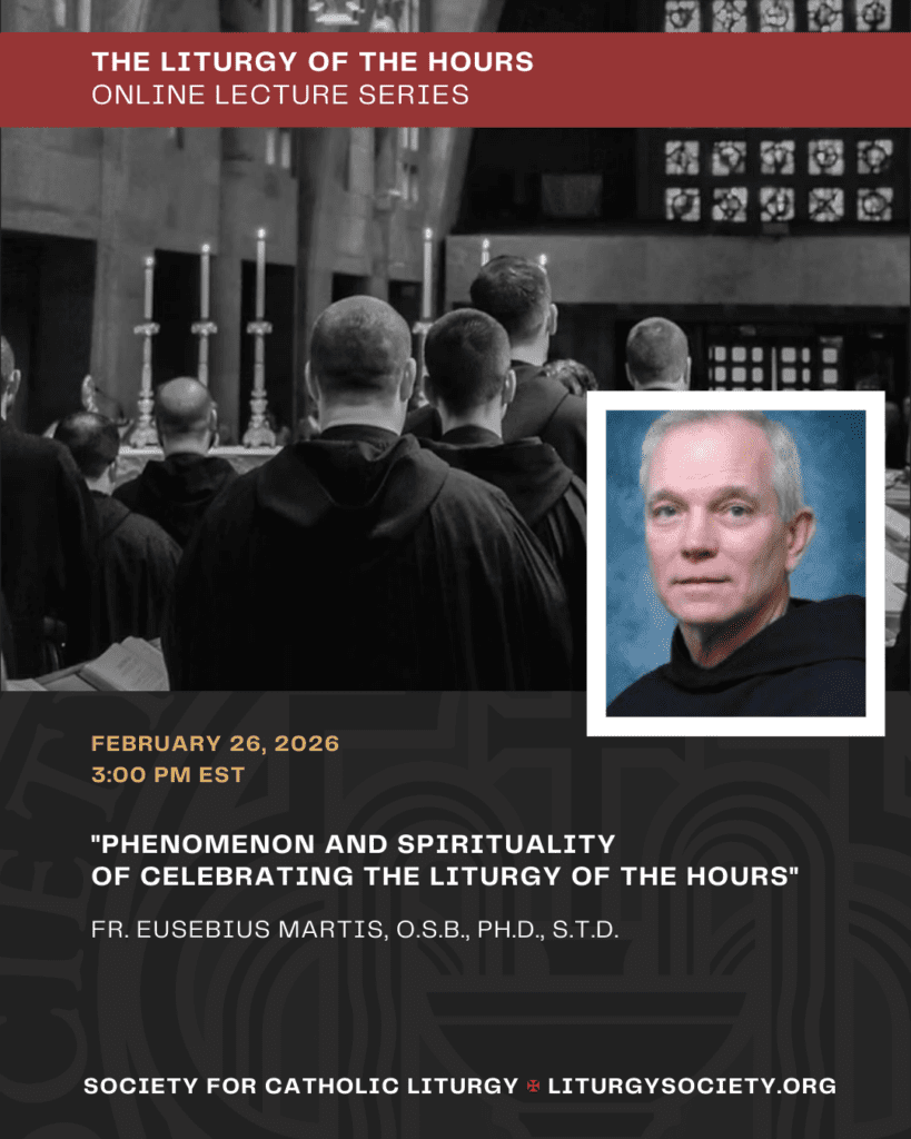 The Liturgy of the Hours Online Lecture Series – Presented by the ...